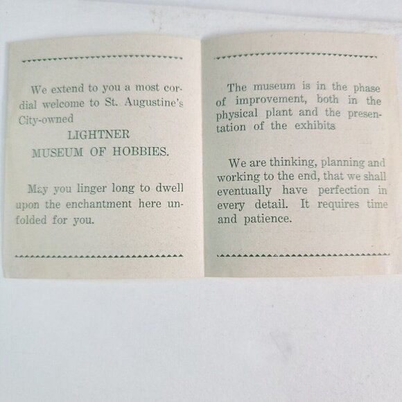 Office | 196s Lightner Museum Of Hobbies Welcome Pamphlet Please Excuse ...